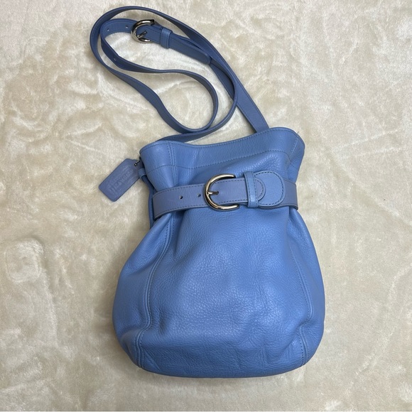 Coach | Bags | Rare Vintage Coach Soho Belted Pouch 456 Periwinkle ...